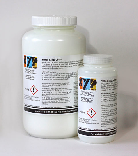 Yttria Stop Off - ZYP Coatings